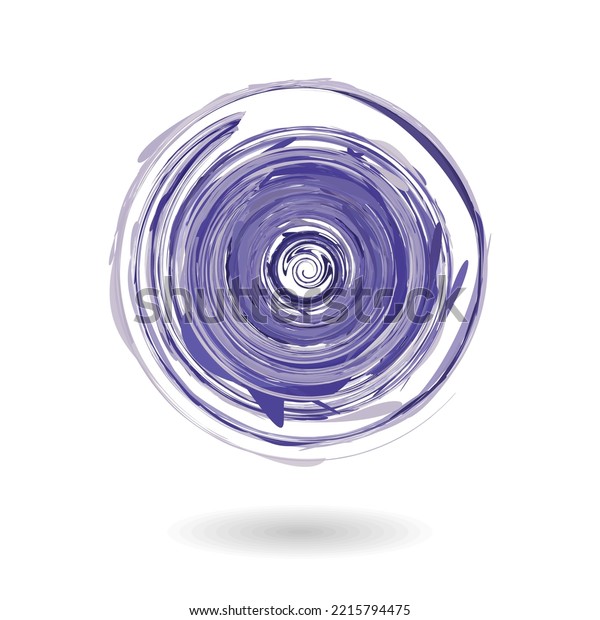 Dynamic Circle Vector Background Illustration Stock Vector (Royalty ...