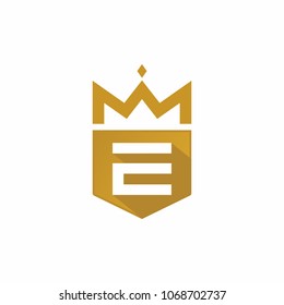 E Initial Logo Design Vector Stock Vector (Royalty Free) 1068702740 ...