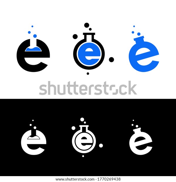E Lab Vector Creative Logos Lab Stock Vector (Royalty Free) 1770269438 ...