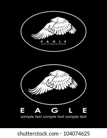 Eagle Label Vector Stock Vector (Royalty Free) 104074625 | Shutterstock