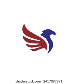 Eagle Wing Logo Vector Simple Flat Stock Vector (Royalty Free ...