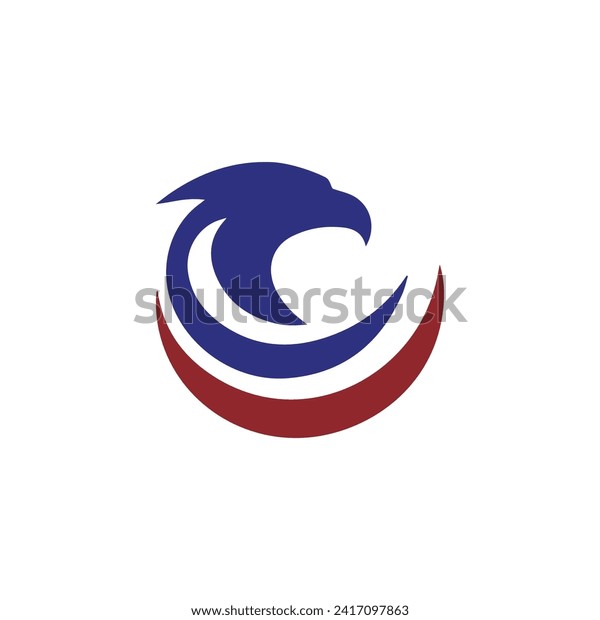Eagle Wing Logo Vector Simple Flat Stock Vector (Royalty Free ...
