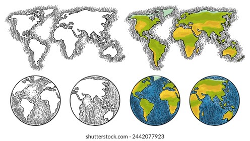 2,486 2d Earth Globe Royalty-Free Images, Stock Photos & Pictures ...