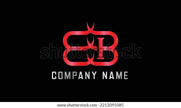 Eb Bb Monogram Logo Design Template Stock Vector (Royalty Free ...