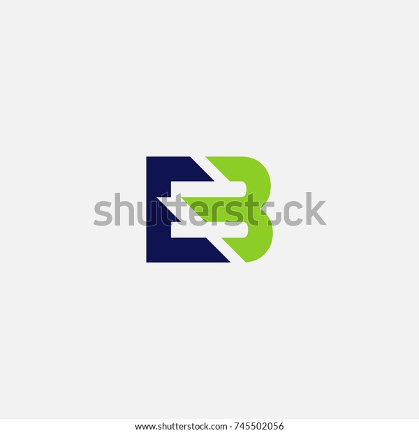 Eb E3 Vector Logo Initial Mark Stock Vector (Royalty Free) 745502056 ...