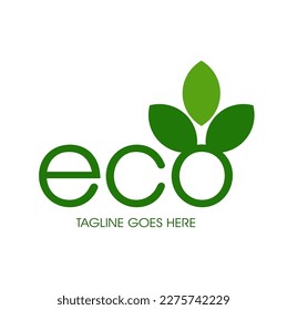 Eco Logo Design Template Vector Graphic Stock Vector (Royalty Free) 2275742229 | Shutterstock