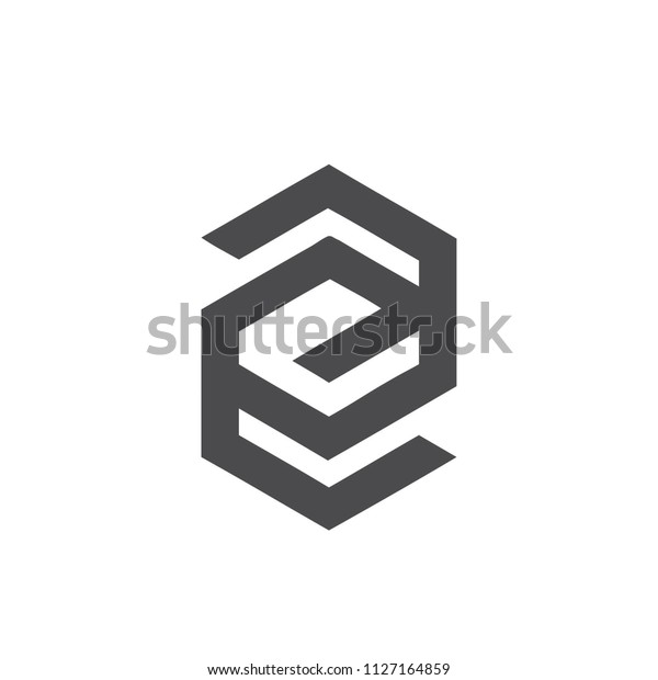 Ecs Cgs Sce Gcs Initials Geometric Stock Vector (Royalty Free ...