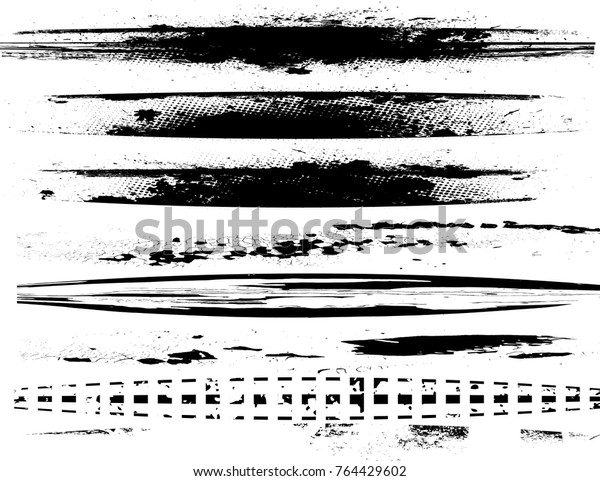 Edges Vector Set Design Elements Curved Stock Vector (Royalty Free ...