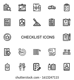 Editable 22 Checklist Icons Web Mobile Stock Vector (Royalty Free) 1284624871 | Shutterstock