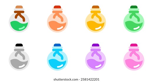 Editable Magic Potion Mana Vector Icon Stock Vector (Royalty Free ...