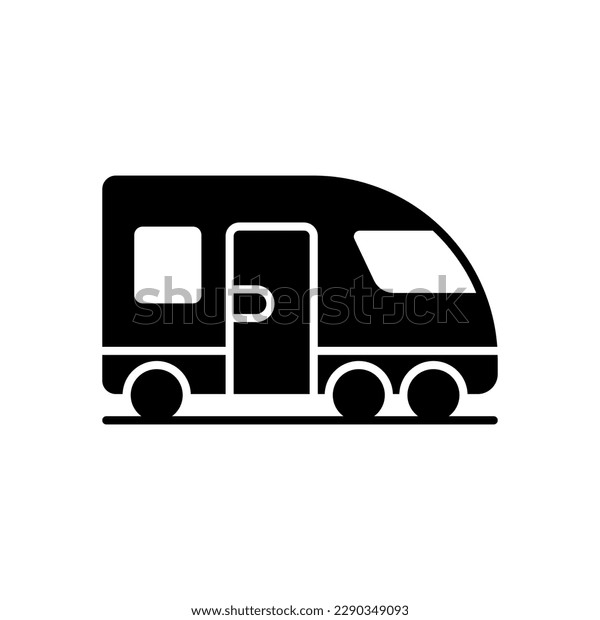 Editable Vector Bullet Train Modern Style Stock Vector (Royalty Free ...