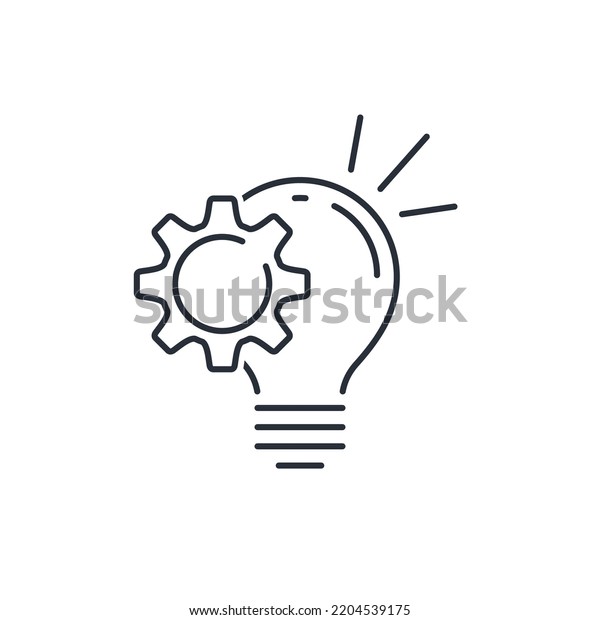 Effective Solution Vector Linear Icon Isolated Stock Vector (Royalty ...