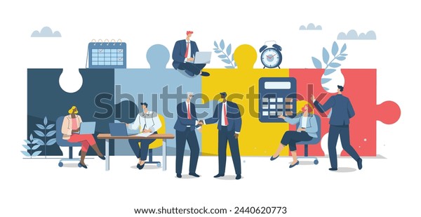 Effective Teamwork Problem Solving Ways Improve Stock Vector (Royalty ...