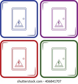 Electric Distribution Box Vector Icon Stock Vector (Royalty Free ...