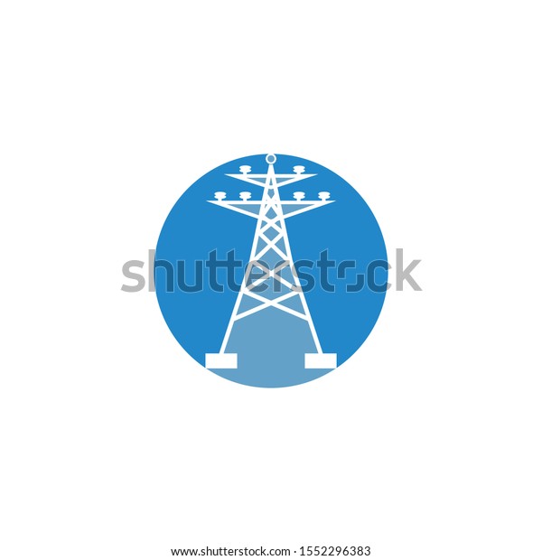 Electrical Tower Logo Vector Icon Illustration Stock Vector (Royalty ...