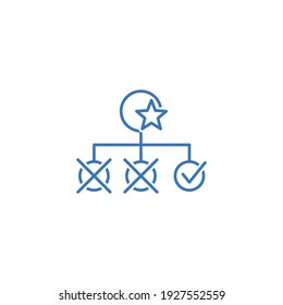 Electronic Automatic Selection System Choosing Optimal Stock Vector ...