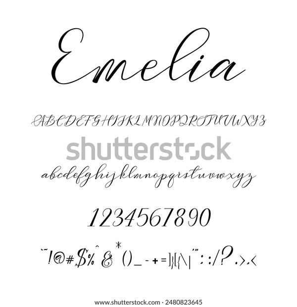 468,919 Calligraphy Script Font Stock Vectors and Vector Art | Shutterstock