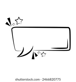 Empty Comic Speech Bubbles Different Shapes Stock Illustration 2466820861 | Shutterstock