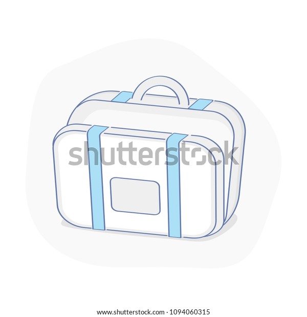 Empty Open Case Briefcase Packaging Costs Stock Vector (Royalty Free ...