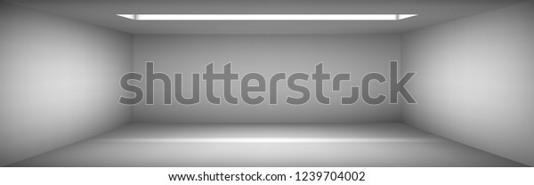 Empty Room Studio Spotlight Effect Abstract Stock Vector (Royalty Free ...