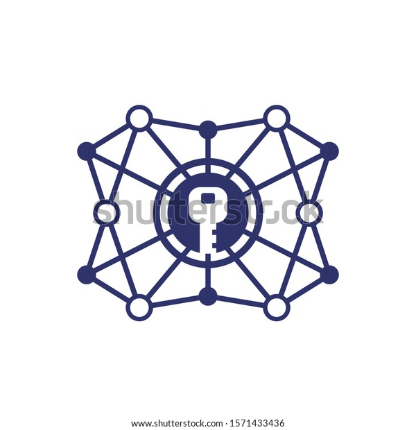 Encryption Cryptography Vector Line Icon On Stock Vector (Royalty Free ...