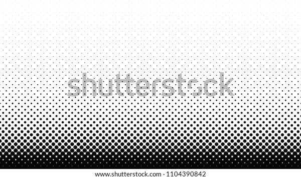 Endless Halftone Texture Endless Halftone Dots Stock Vector (Royalty ...