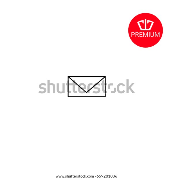 Envelope Icon Send Email Message Sign Stock Vector (Royalty Free ...