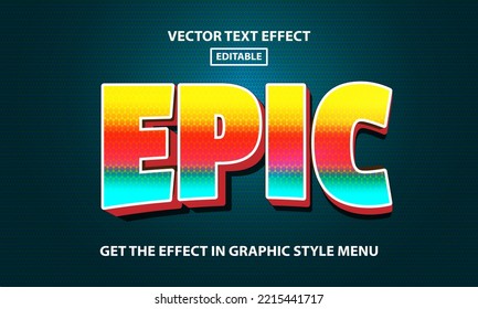 2,067 Epic Text Stock Vectors, Images & Vector Art | Shutterstock