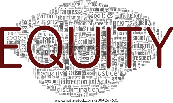 Equity Vector Illustration Word Cloud Isolated: เวกเตอร์สต็อก (ปลอดค่า ...