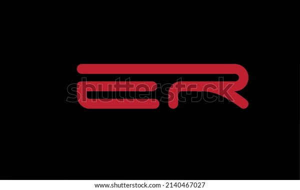 Er Logo Vector Initials Letter Stock Vector (Royalty Free) 2140467027 ...