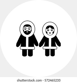 Eskimo Simple Icon Stock Vector (Royalty Free) 705475717 | Shutterstock