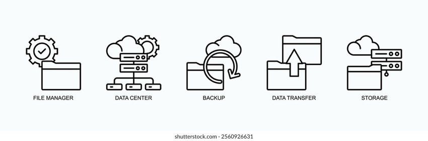 Essential Components Data Management Storage Solutions Stock Vector (Royalty Free) 2560926631 ...