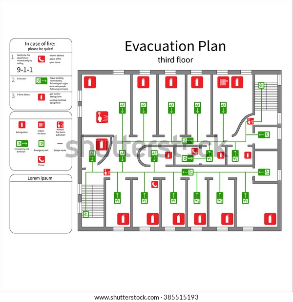 Best Emergency Plan Floor Royalty-Free Images, Stock Photos & Pictures ...