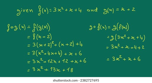 Quadratic Equation Formula Scientific Seamless Pattern Stock Vector ...