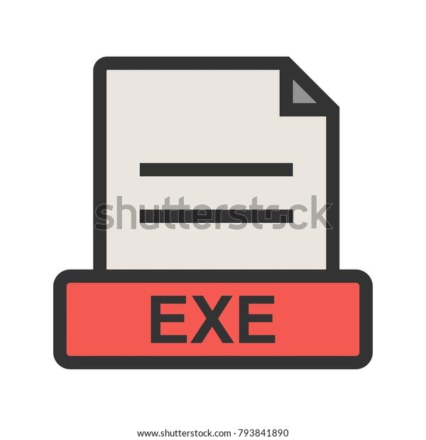 Exe File Format Stock Vector (Royalty Free) 793841890 | Shutterstock