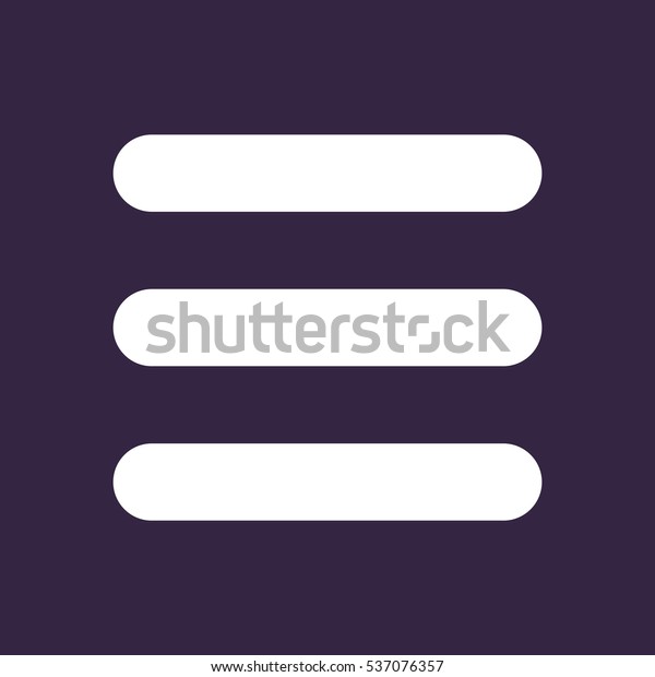 Expand Menu Icon Vector Flat Design Stock Vector (Royalty Free ...
