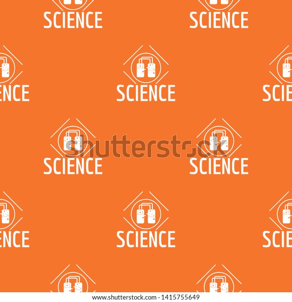 Experiment Center Pattern Vector Orange Any Stock Vector (Royalty Free ...