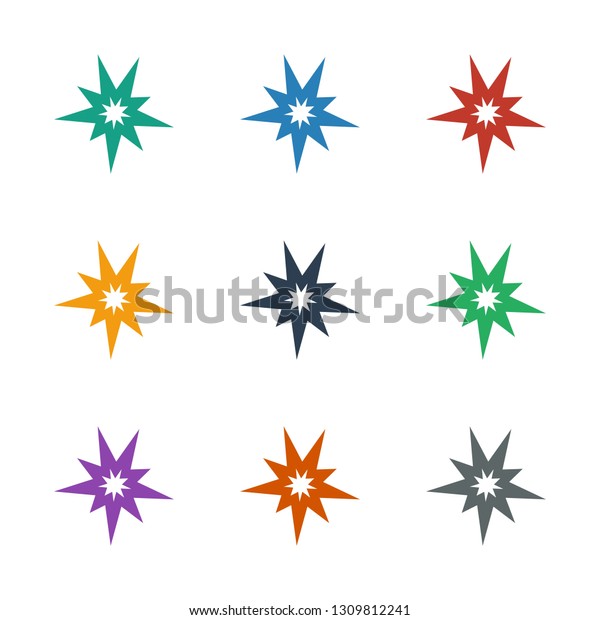 Explode Icon White Background Editable Filled Stock Vector (Royalty ...