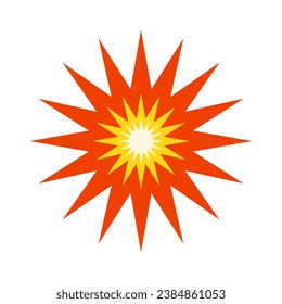 Explosion Bombing Icon Vector Stock Vector (Royalty Free) 2384861053 ...