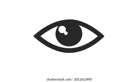 Human Eye Shape Icon Vector Icon Stock Vector (Royalty Free) 1145933135 ...