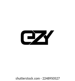 Ezn Initial Letter Monogram Logo Design Stock Vector (Royalty Free ...
