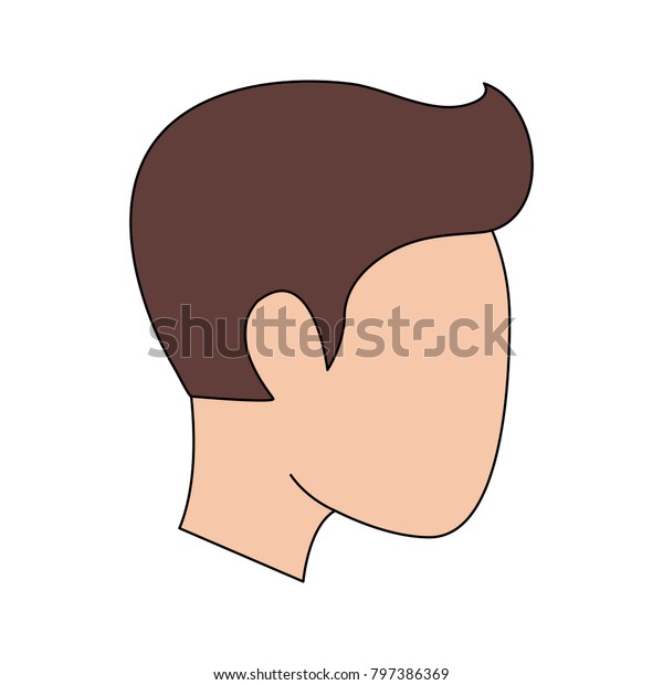 Faceless Man Head Stock Vector (Royalty Free) 797386369 | Shutterstock