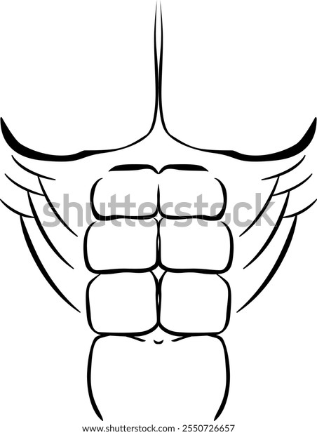 Fake Abs Digital Eps Vector Graphics Stock Vector (Royalty Free ...