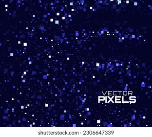 Falling Pixels Abstract Pixel Gradient Design Stock Vector (Royalty Free) 2306647339 | Shutterstock