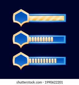 Set Gui Fantasy Progress Currency Bar Stock Vector (Royalty Free ...