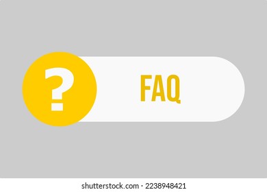 Faq Button Button Frequently Asked Questions Stock Vector (Royalty Free) 2238948421 | Shutterstock
