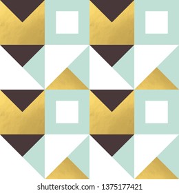 Festive Triangle Square Geometric Shapes Background Stock Vector (Royalty Free) 1375177421 ...