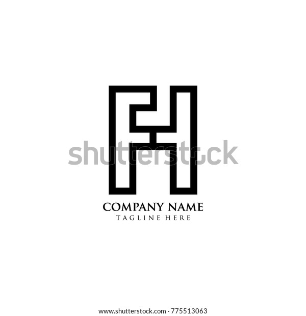 Fh Logo Vector Stock Vector (Royalty Free) 775513063 | Shutterstock
