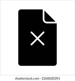 File Error Icon Access Failure Data Stock Vector (Royalty Free) 2260020391 | Shutterstock