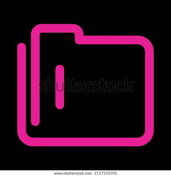 File Folder Icon Vector Graphic Illustration Stock Vector (Royalty Free ...